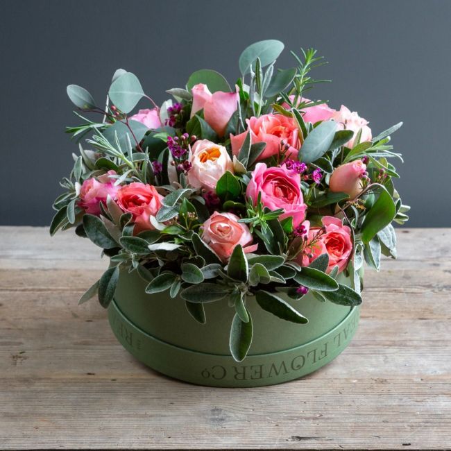 Guiding Light Mother's Day Hat Box Arrangement