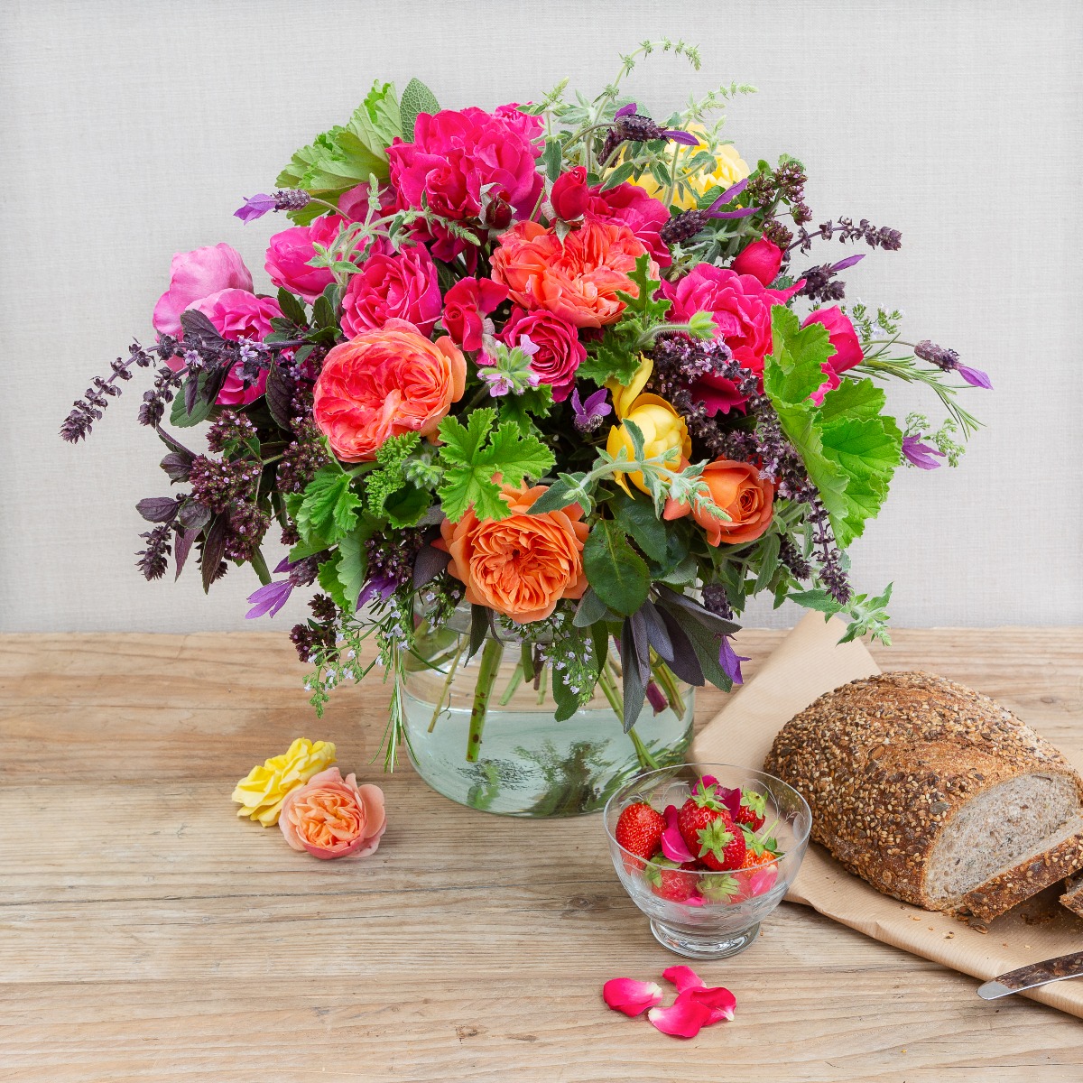 Edible Flower Arrangements My Butter Half | A Bouquet Of Edible
